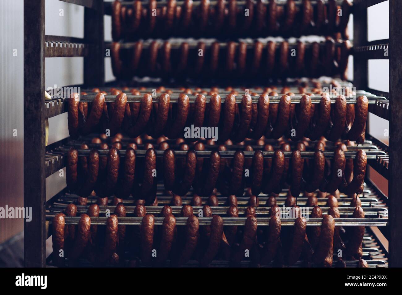 Hanging from racks hi-res stock photography and images - Alamy