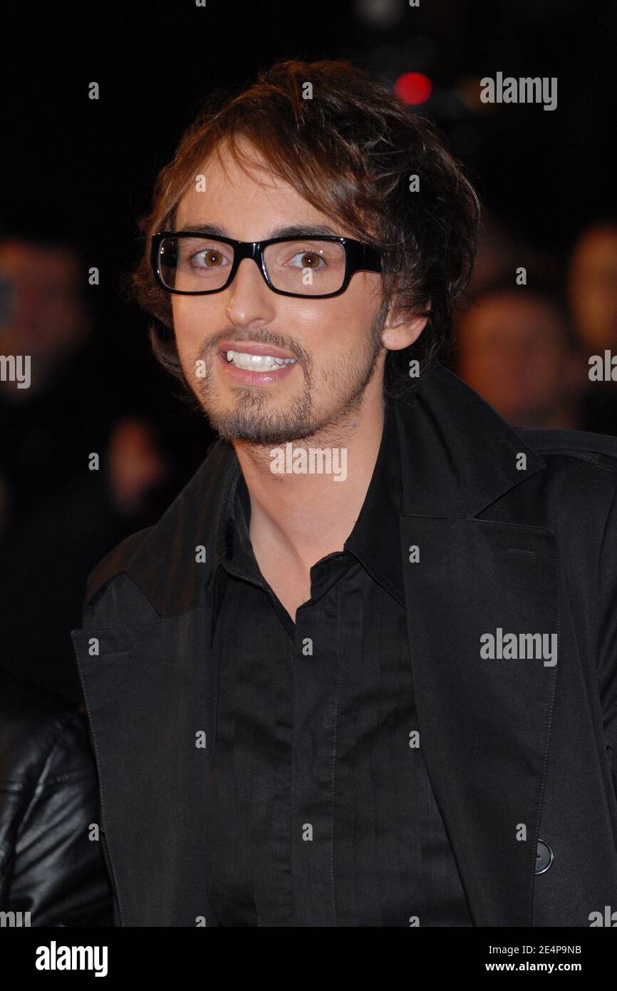 French singer Christophe Willem arrives to the 9th annual NRJ Music ...