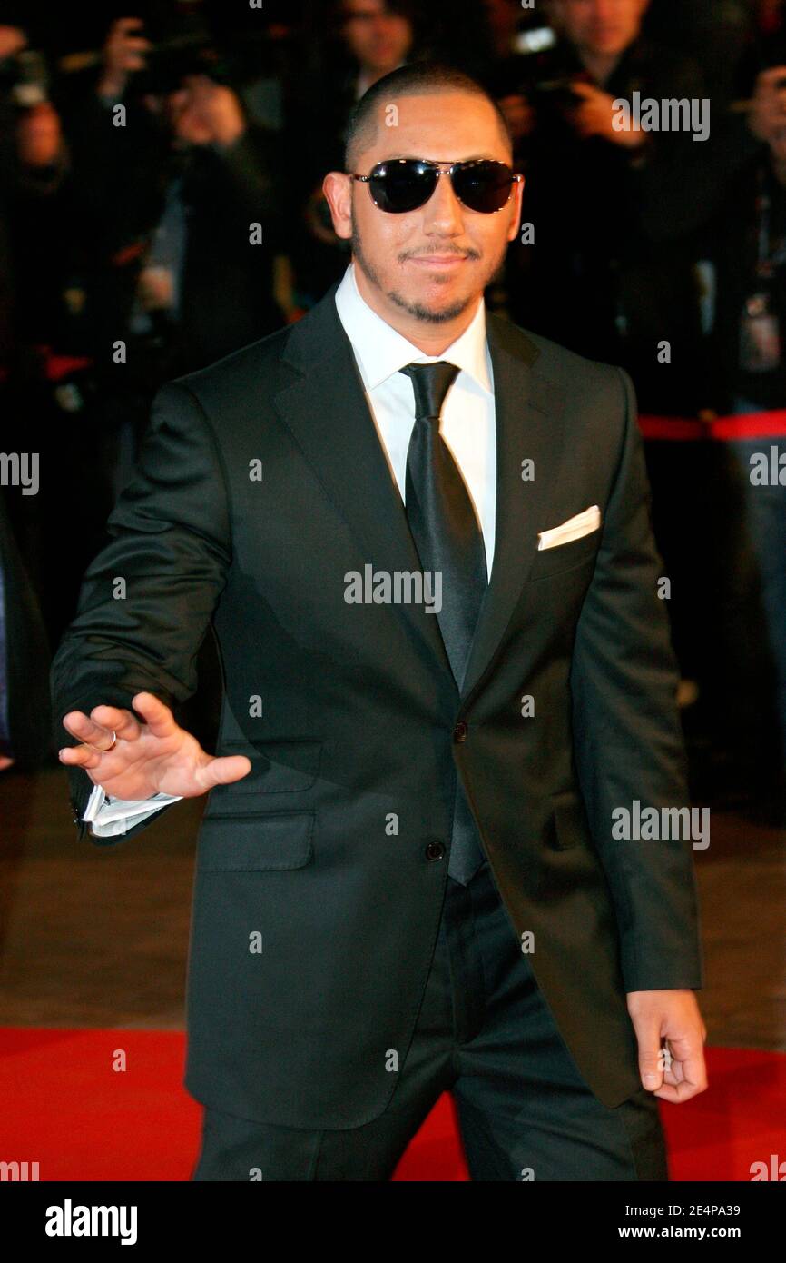 Singer K-Maro at the NRJ Music Awards 2008, held in Cannes, France, on ...