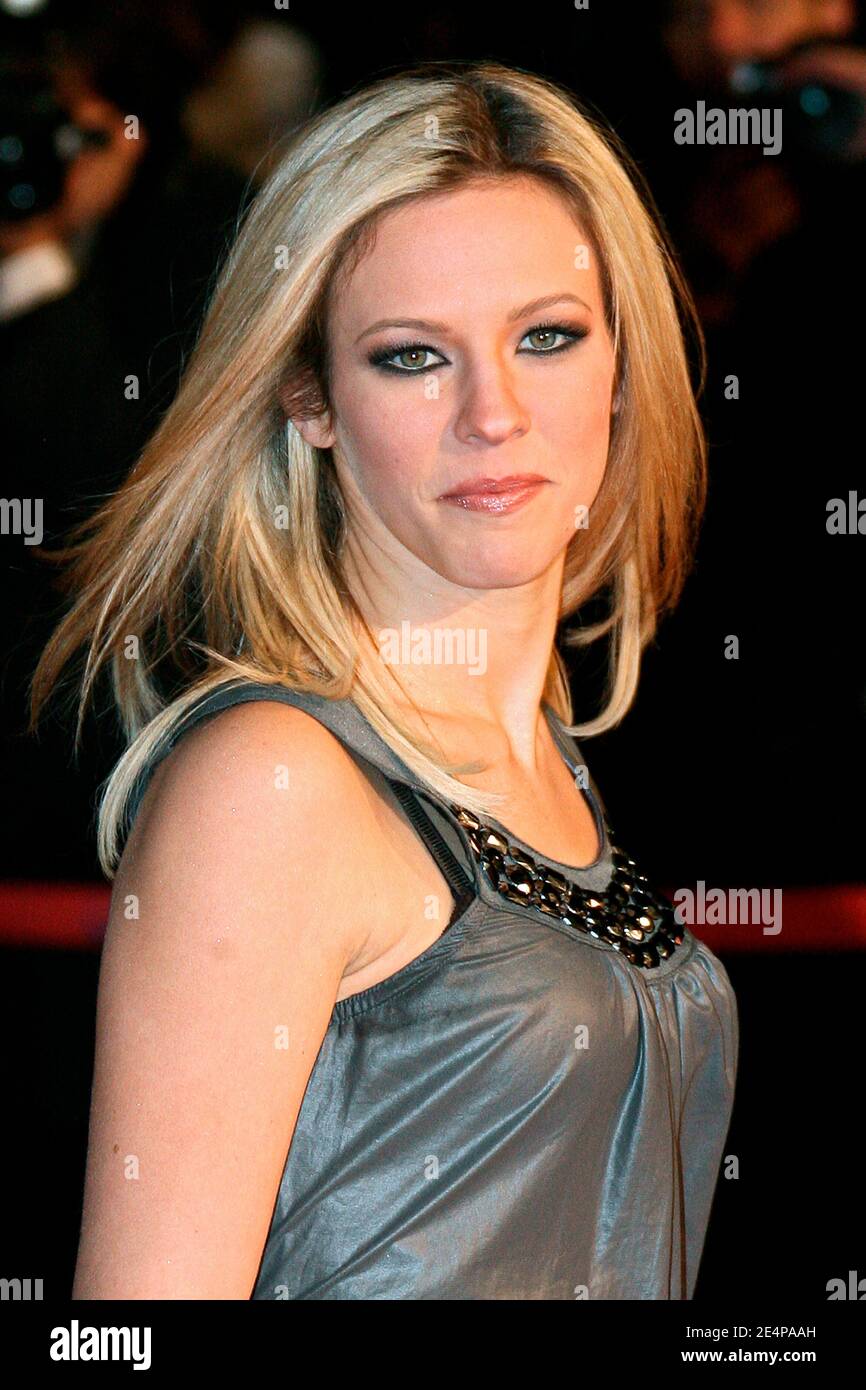 French singer Lorie at the NRJ Music Awards 2008, held in Cannes ...