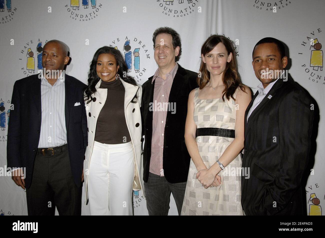 (L-R) Grant Little III, Gabrielle Union, James Berk, Jennifer Garner ...