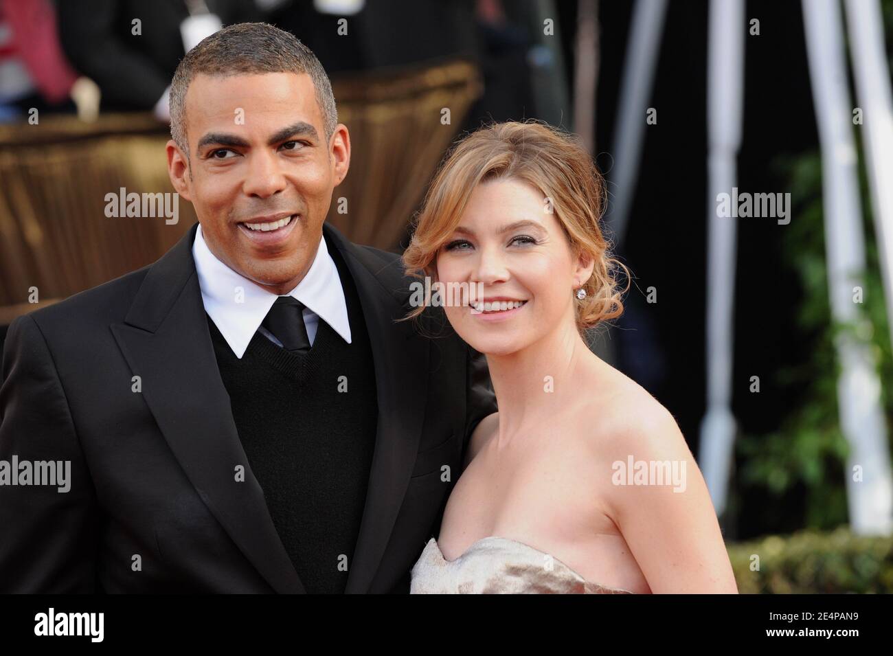 Chris Ivery and wife Ellen Pompeo attend the 14th Annual Screen Actors ...
