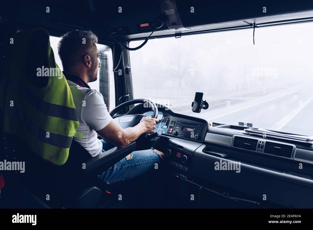 Truck drivers fleet hi-res stock photography and images - Alamy