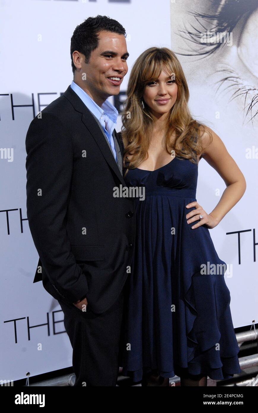 Jessica Alba and her boyfriend Cash Warren attend the premiere of 'The ...