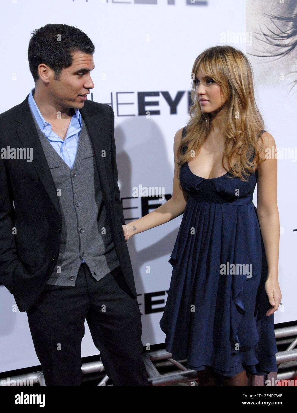 Jessica Alba and her boyfriend Cash Warren attend the premiere of 'The ...