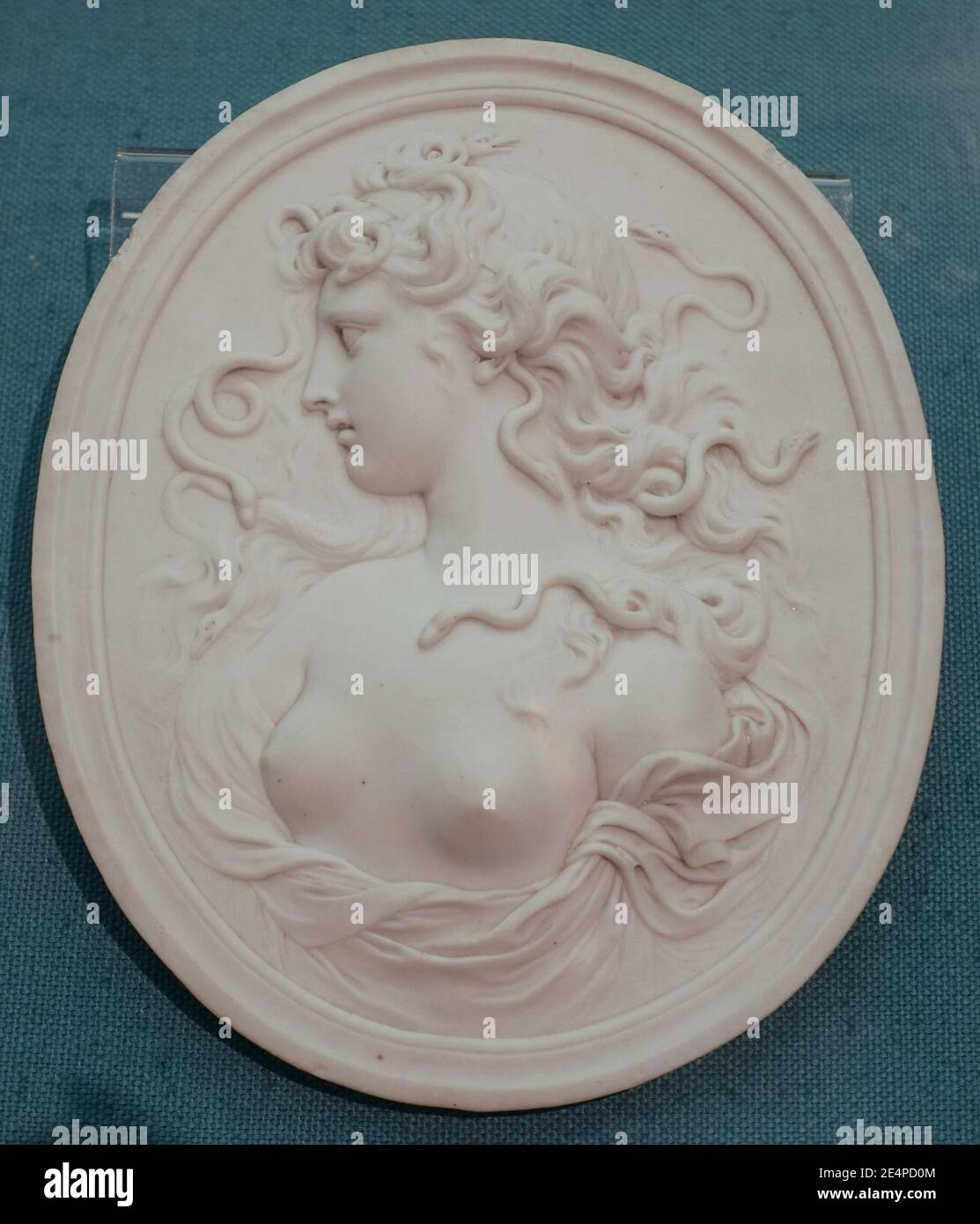 Medusa's head, Johann Peter Melchior, Nymphenburg, c. 1800, biscuit ...