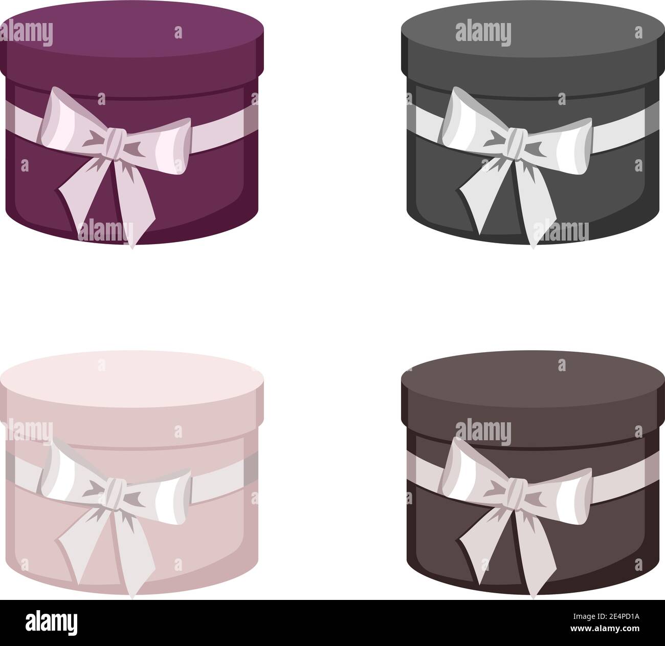 Round box cover Stock Vector Images - Alamy