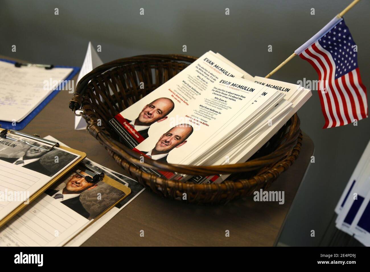 McMullin campaign gear Stock Photo - Alamy