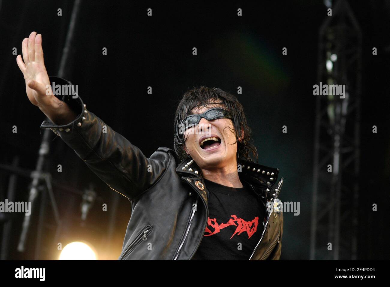Japanese band Guitar Wolf performs live on stage during the 'Furia ...
