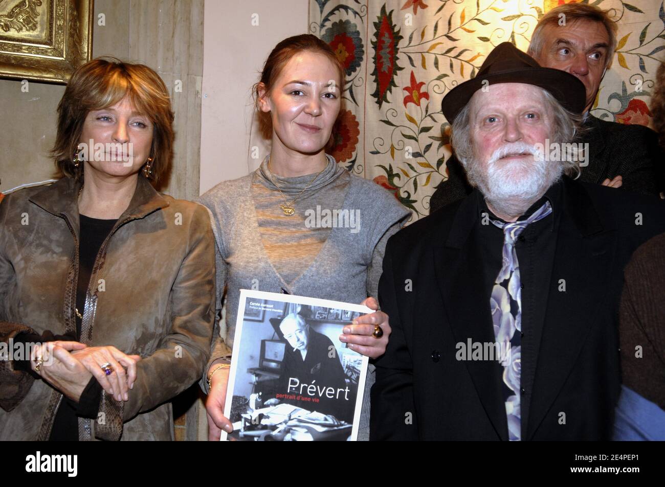 Daniele Thompson, Eugenie Prevert and Albert Delpy pose during the ...