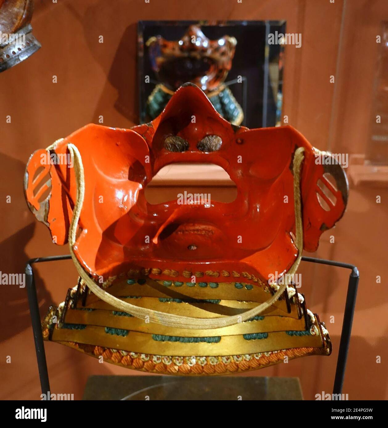 Menpo (half mask), signed Kunichika, Japan, late Muromachi period ...