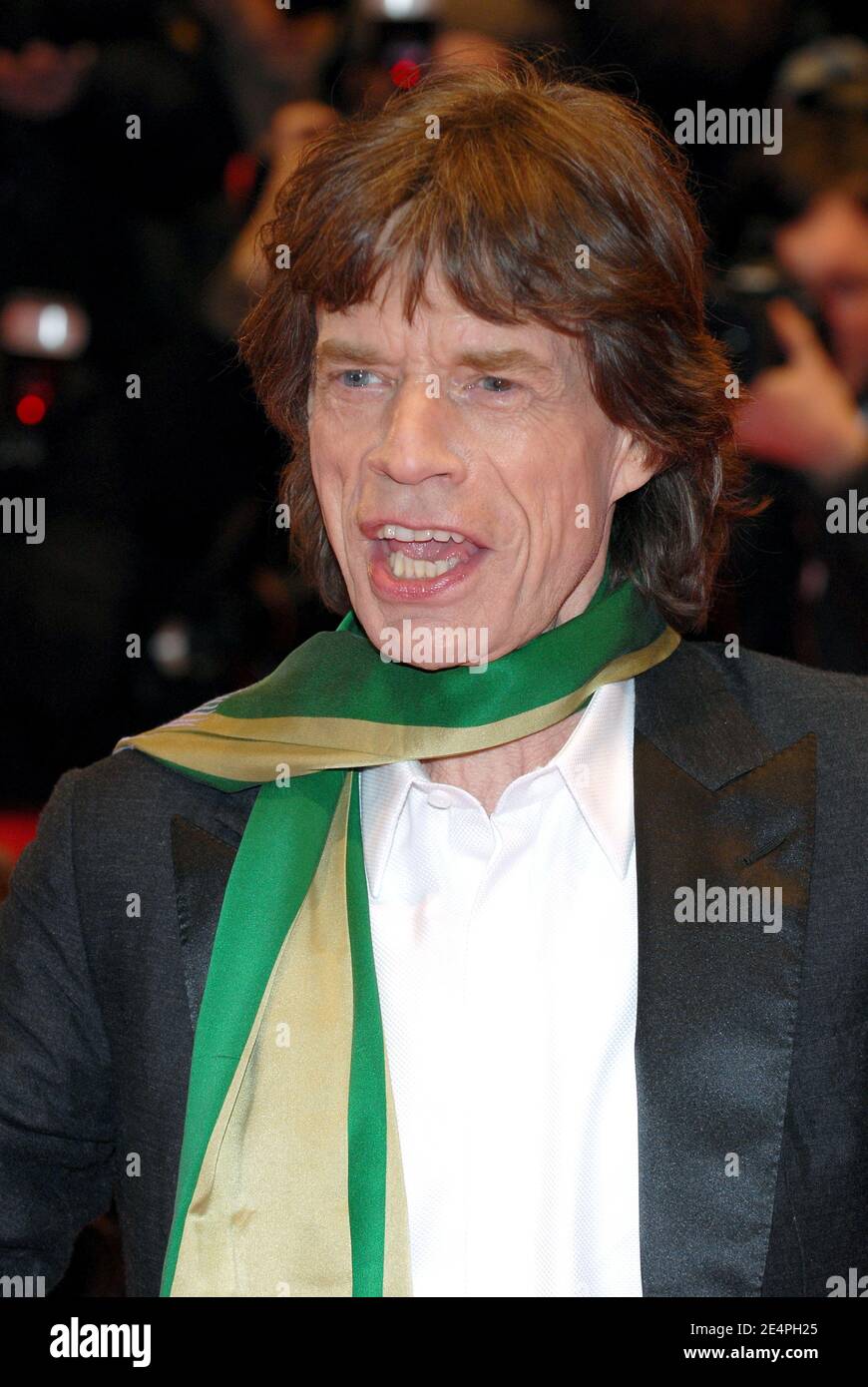 British rock legends the Rolling Stones lead singer Mick Jagger walks ...
