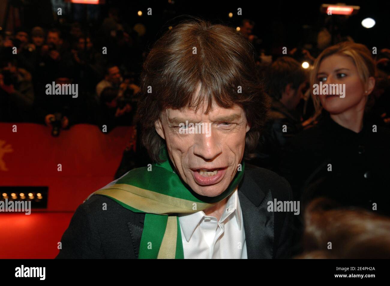 British rock legends the Rolling Stones lead singer Mick Jagger walks ...