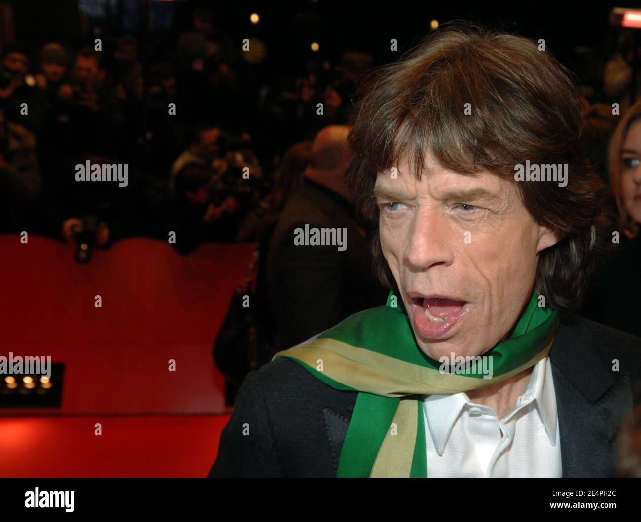 British rock legends the Rolling Stones lead singer Mick Jagger walks ...