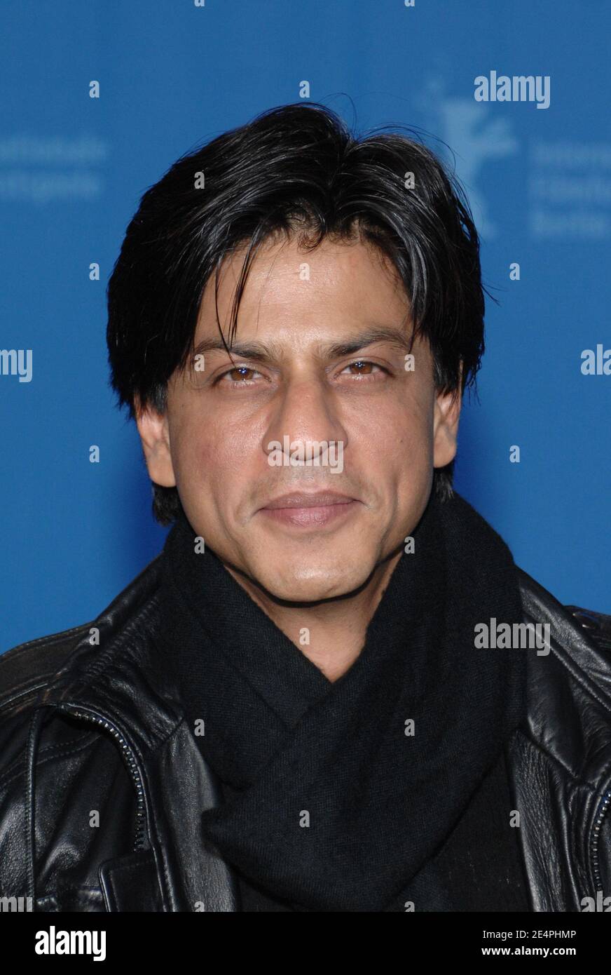 Bollywood superstar Indian actor Shah Rukh Khan poses for pictures ...