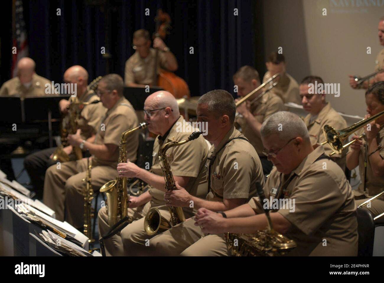 MCPON 50th Anniversary concert at the U.S. Navy Memorial Stock Photo ...