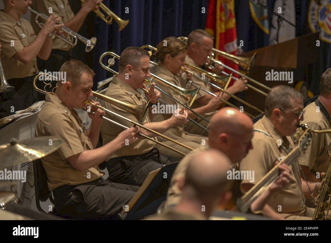 MCPON 50th Anniversary concert at the U.S. Navy Memorial Stock Photo ...