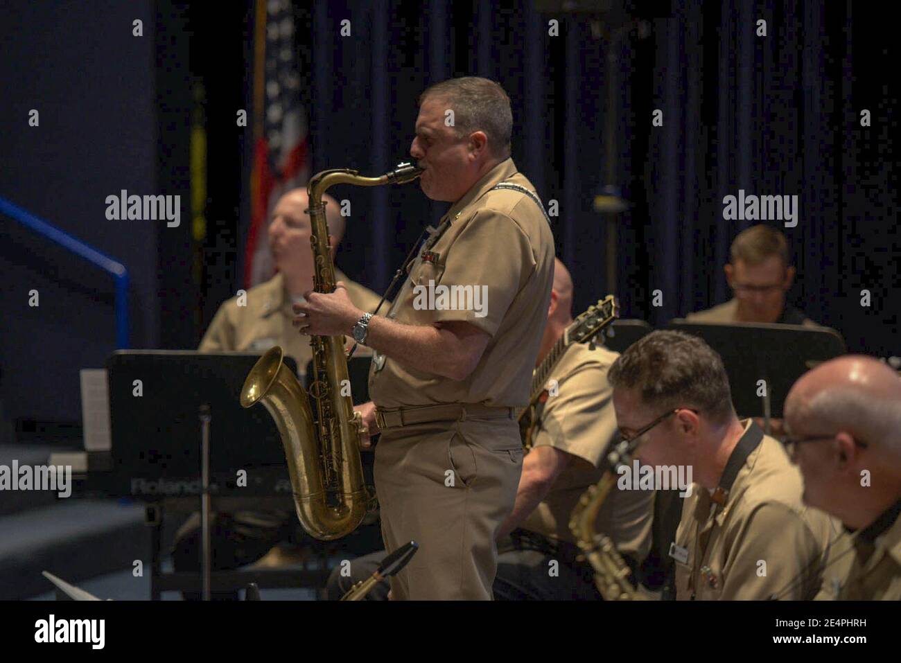 MCPON 50th Anniversary concert at the U.S. Navy Memorial Stock Photo ...