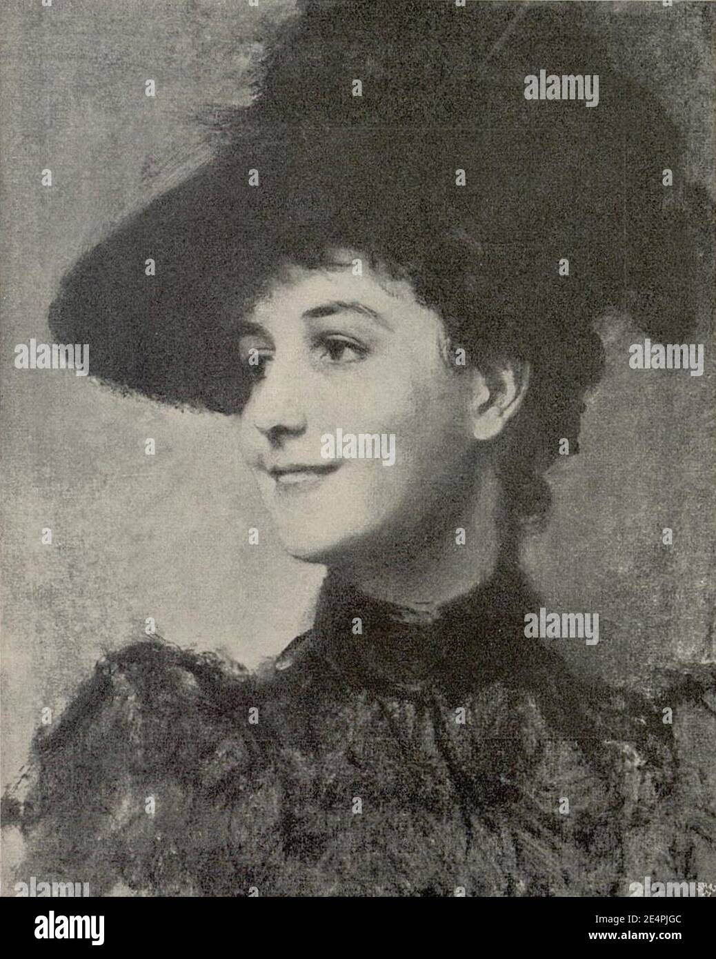 Max Koner - Miss Brown, 1896 Stock Photo - Alamy