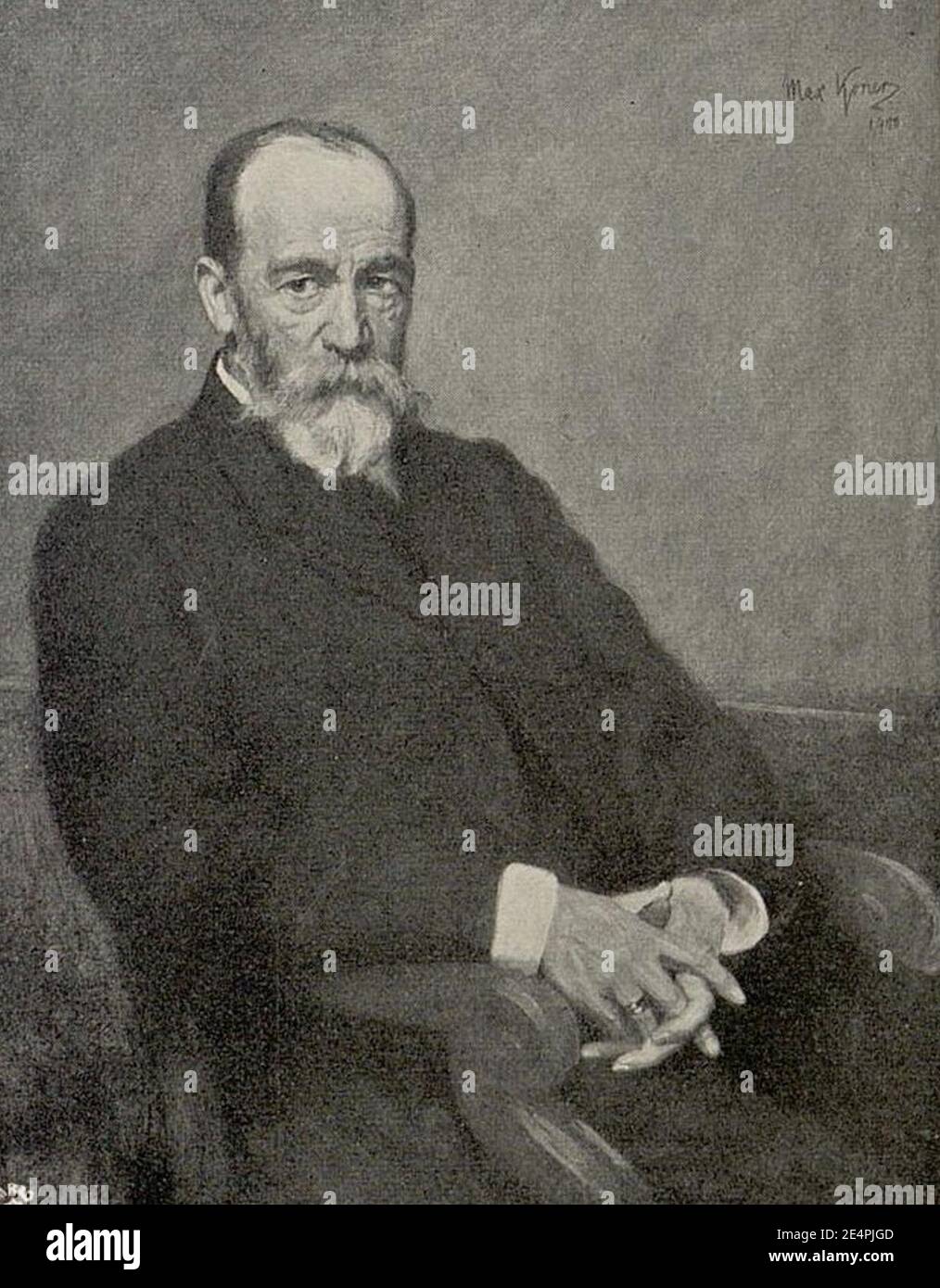 Max Koner - Freiherr von Hoeningen (Hüne), 1899 Stock Photo - Alamy