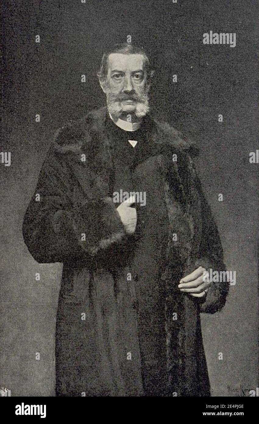 Max Koner - J. H. Meyer, 1889 Stock Photo - Alamy