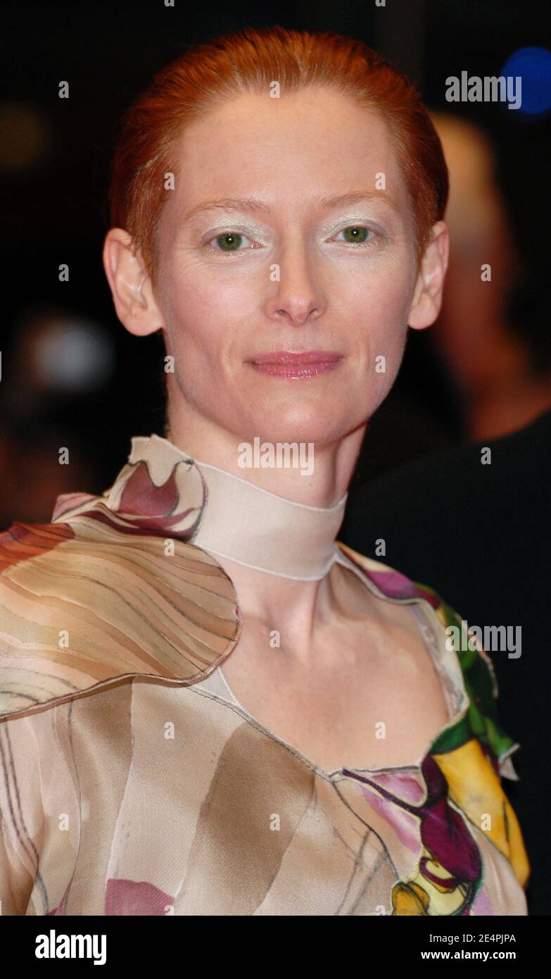 Cast member Tilda Swinton walks the red carpet for the 'Julia ...