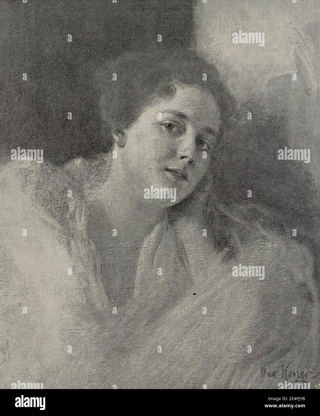 Max Koner - Frau Ferraris, 1898 Stock Photo - Alamy