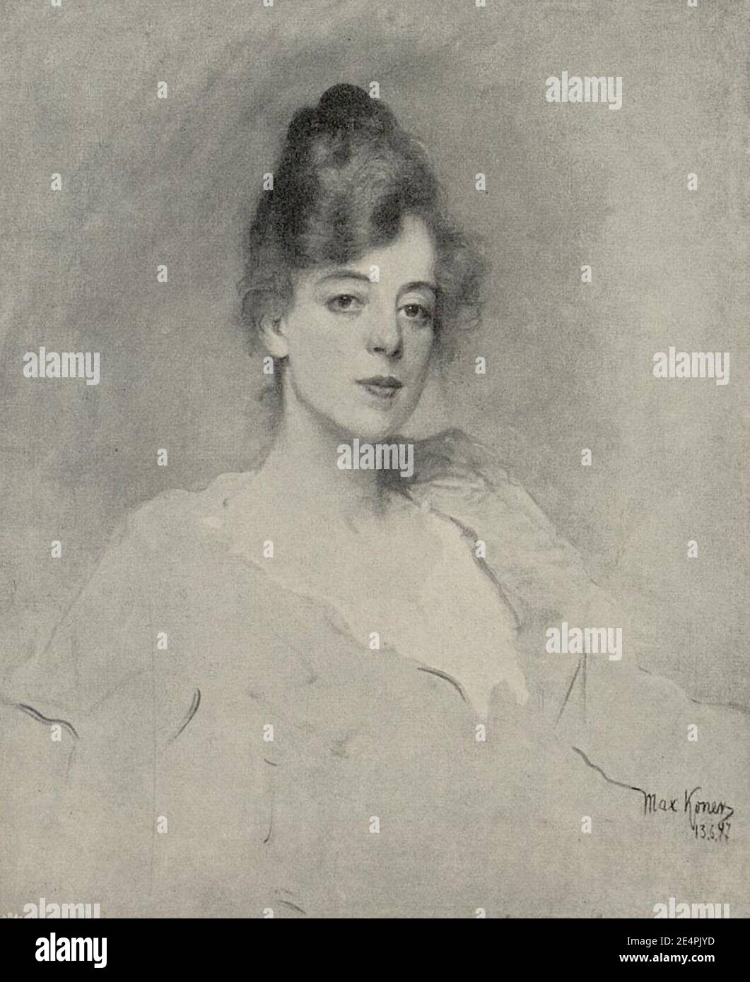 Max Koner - Frau Professor Richard Ewald, 1897 Stock Photo - Alamy