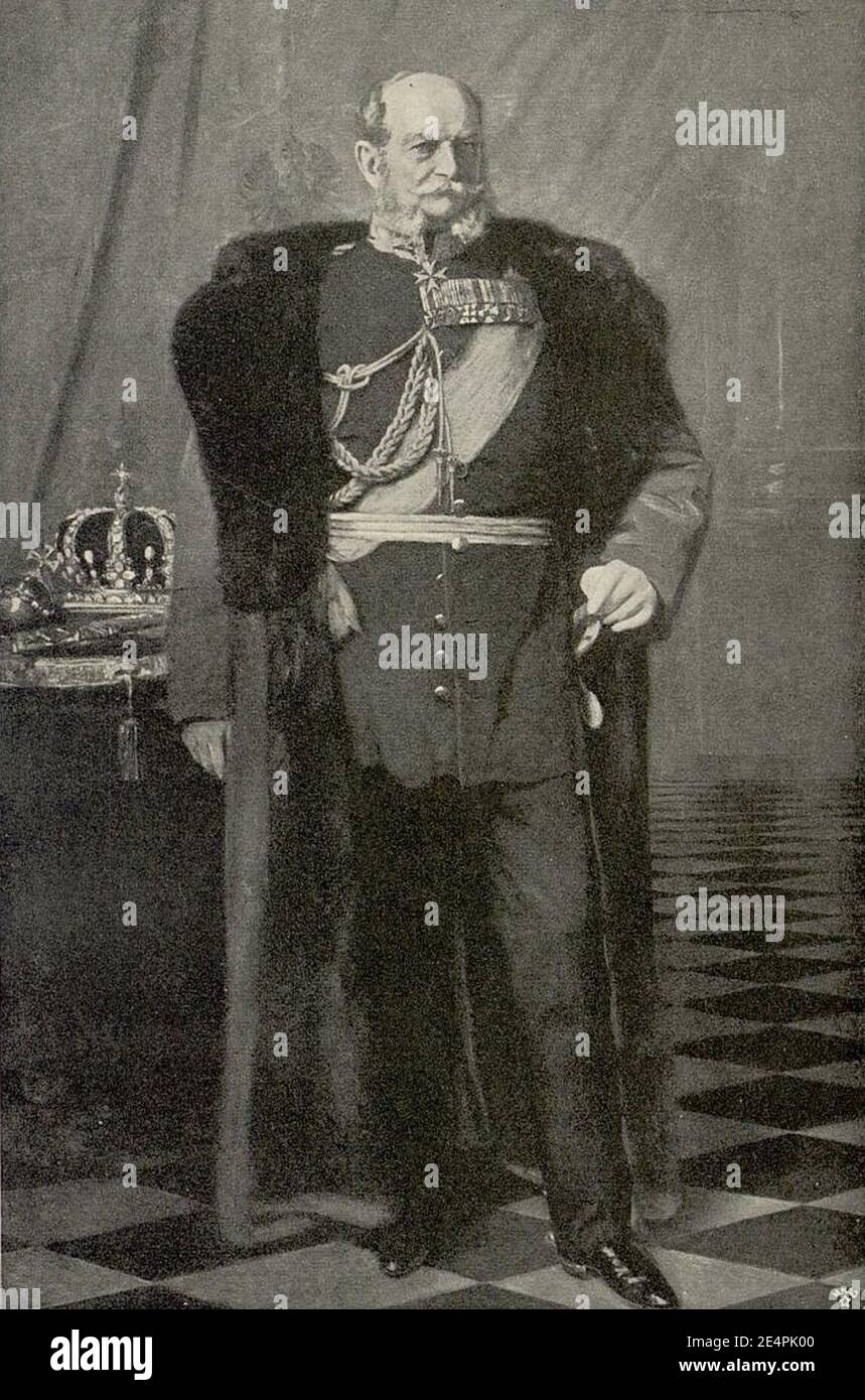Max Koner - Bildnis Kaiser Wilhelm I Stock Photo - Alamy