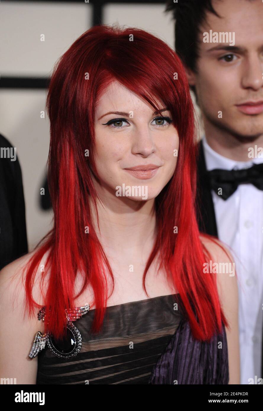 Hayley Williams attends the 50th Annual Grammy Awards, held at the ...