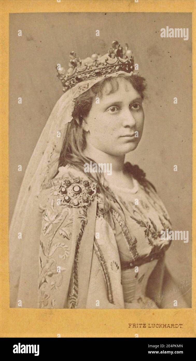 Mathilde Mallinger by Fritz Luckhardt Stock Photo - Alamy