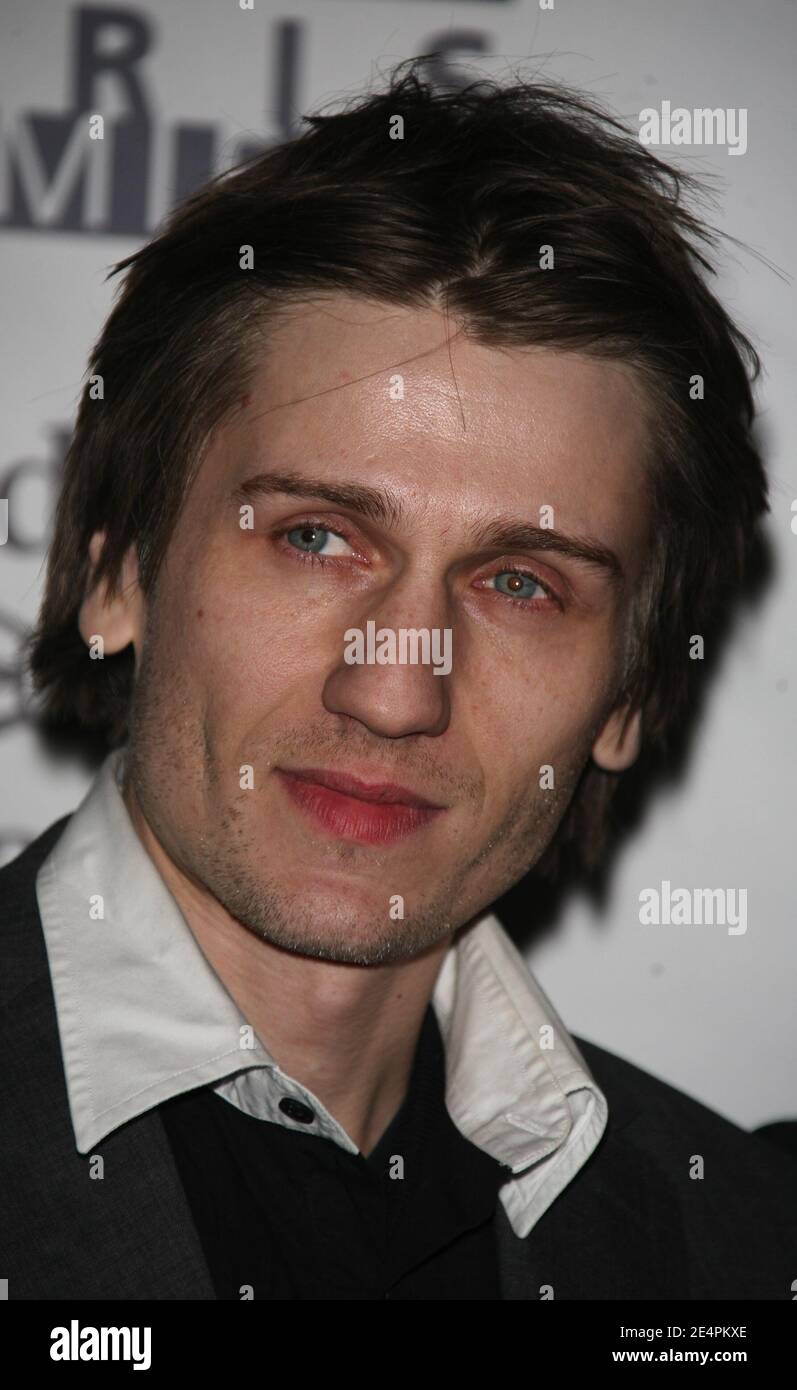 Actor Stanislas Merhar attends the Globes de Cristal ceremony held at ...