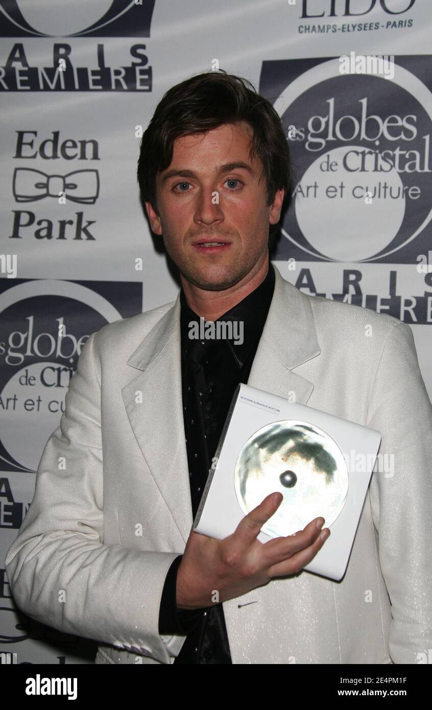 Singer Thomas Dutronc attends the Globes de Cristal ceremony held at ...