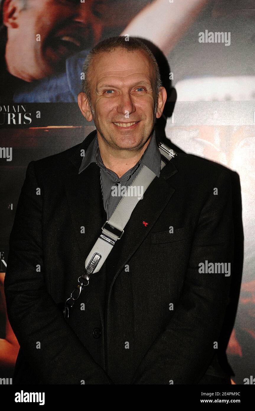 Designer Jean-Paul Gaultier attends the premiere of 'Paris' held at the ...