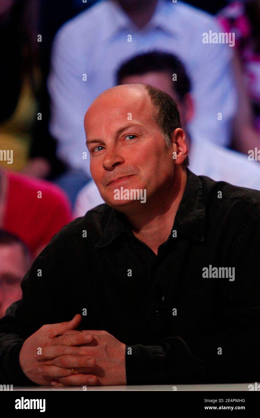 Paul Dewandre attends the taping of a TV show in Paris, France on ...