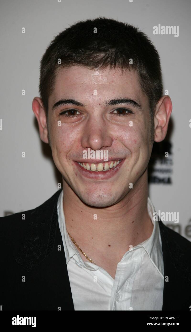 Actor Johan Libereau poses during the 'Diner des Nommes' for the next ...