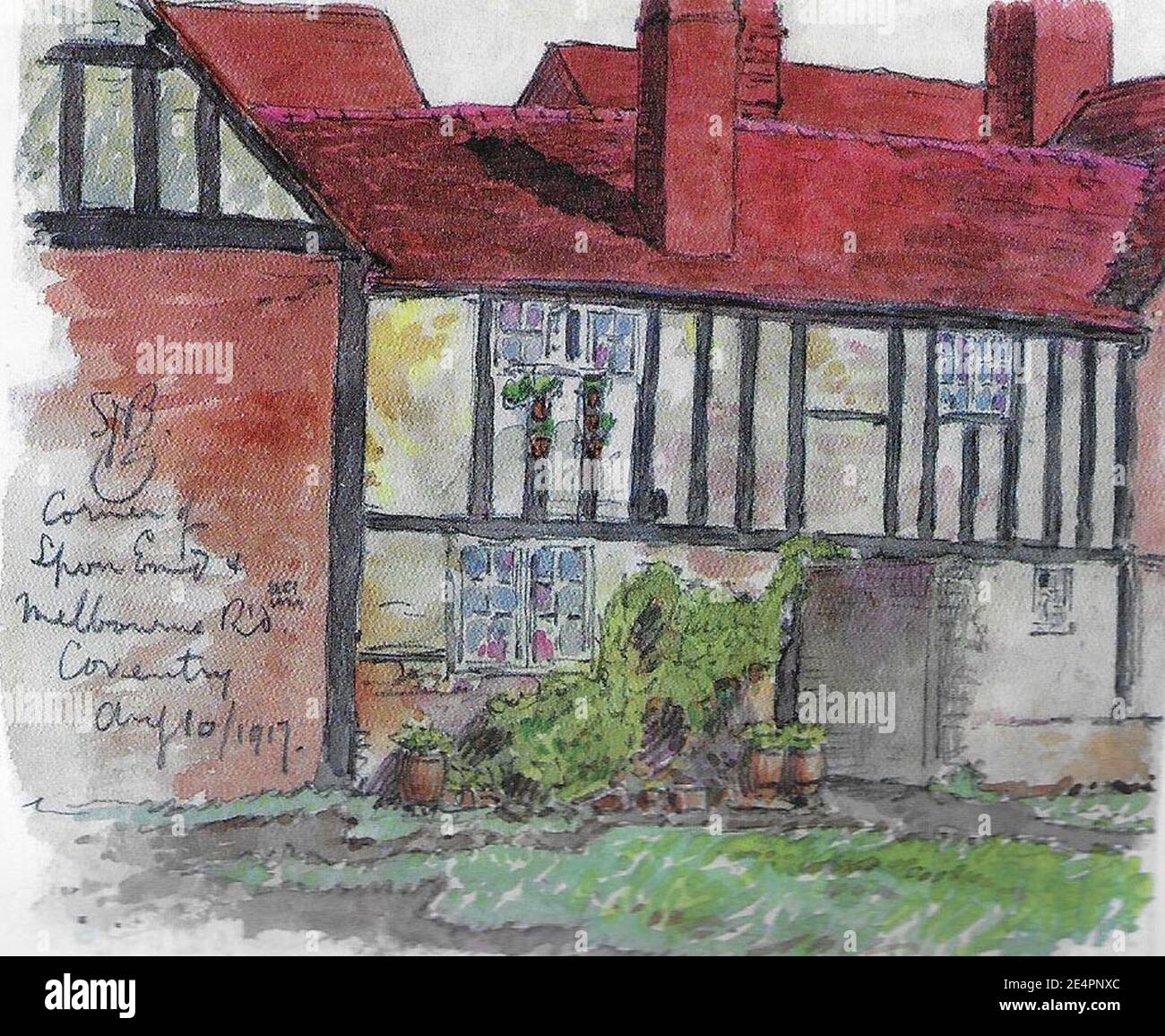 Melbourne Road, Coventry - Sydney John Bunney - 01 Stock Photo - Alamy