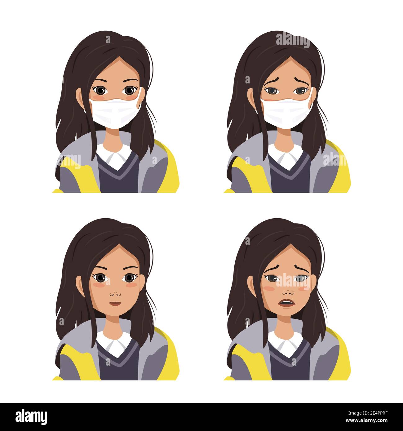 Hospital masks cartoon hi-res stock photography and images - Alamy