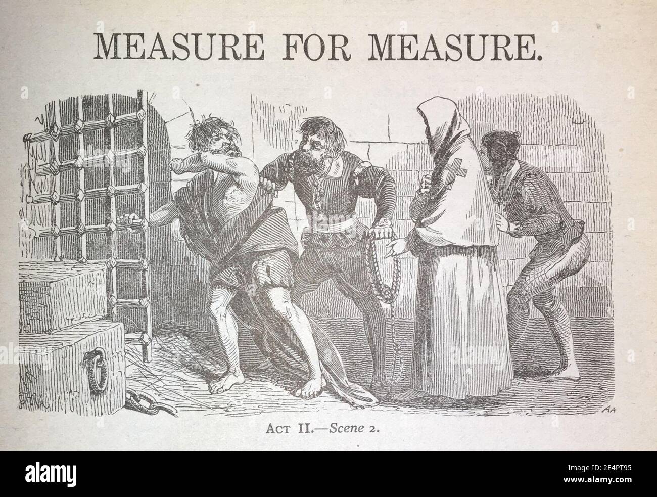 Measure for Measure Lithograph Stock Photo - Alamy