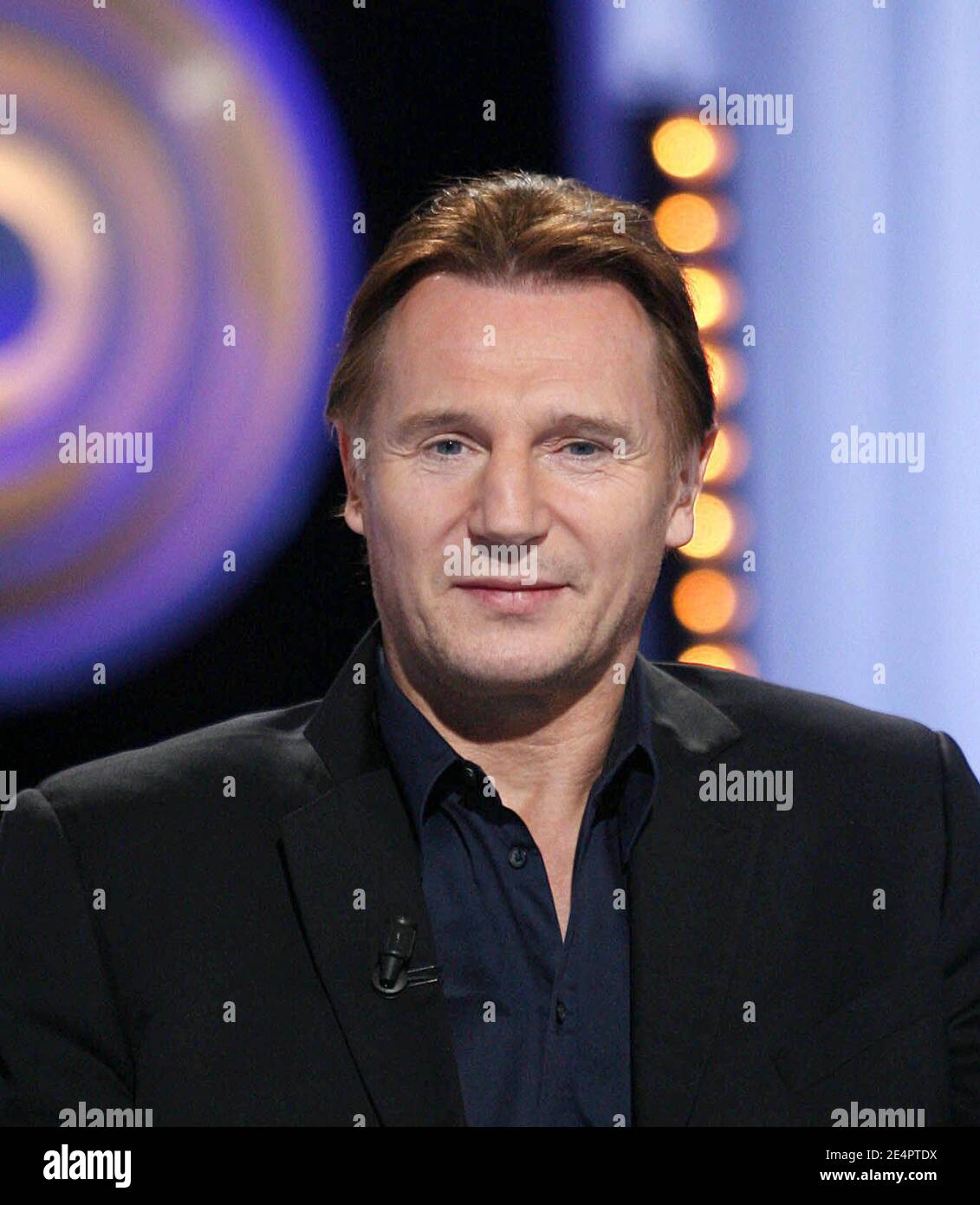 EXCLUSIVE - Liam Neeson attends the taping of a TV show in Paris ...
