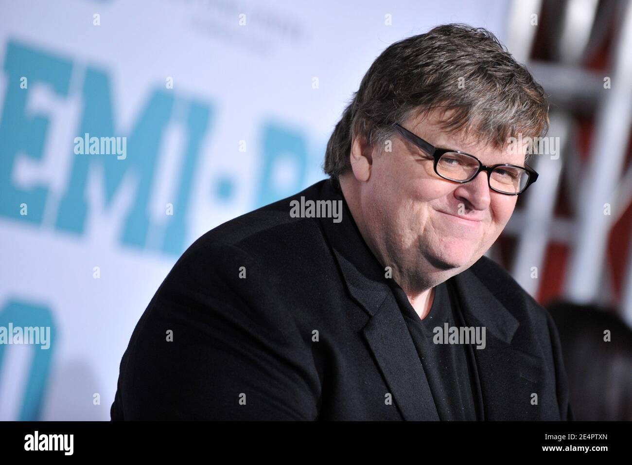 "Michael Moore attends the premiere of New Line's ""Semi-Pro"" at the ...
