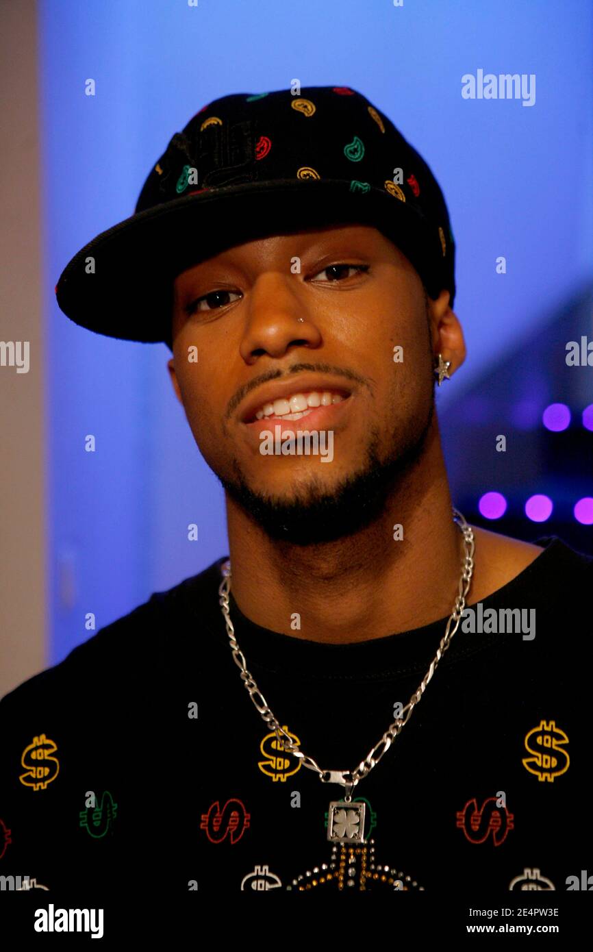 EXCLUSIVE - Mathieu from Star Academy attends the taping of a Radio ...