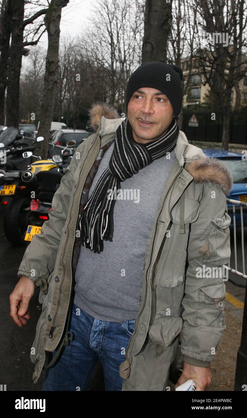 Patrick Bosso arrives at the taping of the TV Show Vivement Dimanche ...