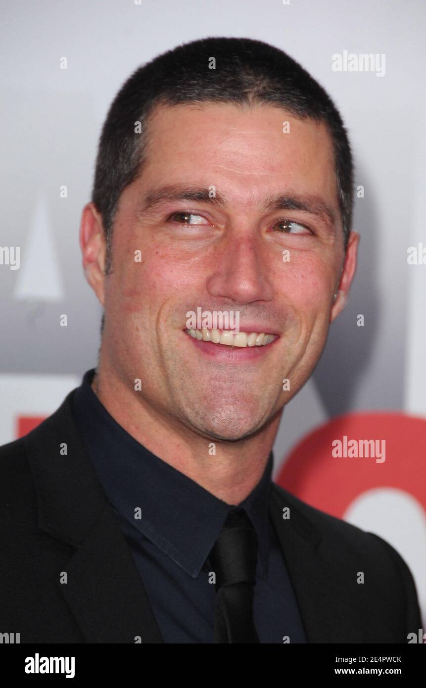 Actor Matthew Fox attends the premiere of 'Vantage Point' at AMC ...