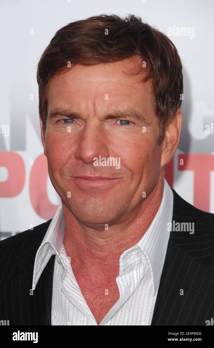 Actor Dennis Quaid attends the premiere of 'Vantage Point' at AMC ...