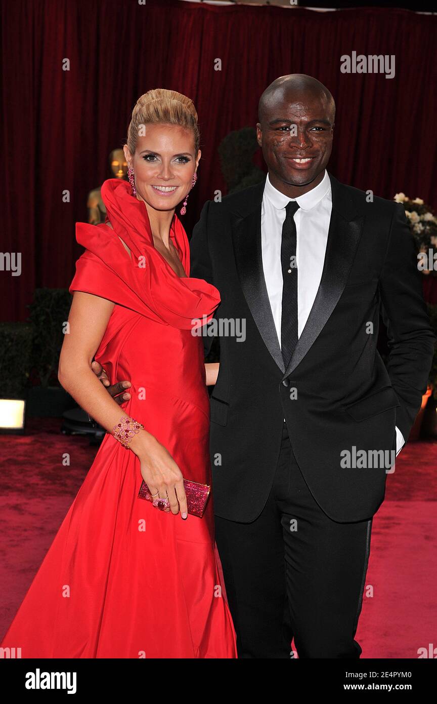 Heidi Klum Seal Arrive Academy Awards High Resolution Stock Photography ...