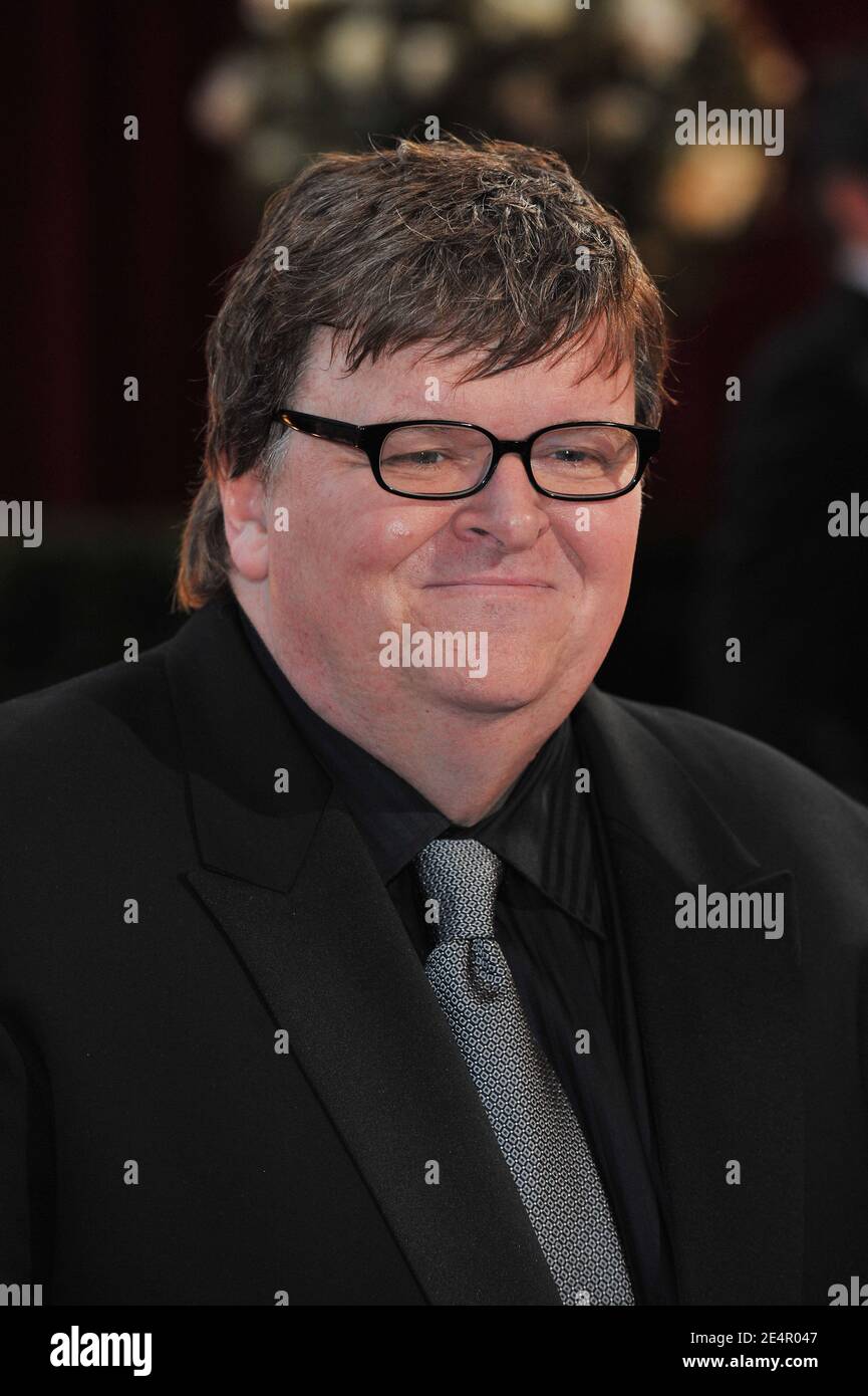 Michael Moore arriving at the 80th Academy Awards, held at the Kodak ...