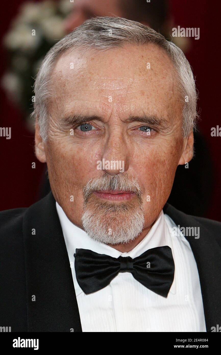 Dennis Hopper arrives at the 80th Academy Awards, held at the Kodak ...
