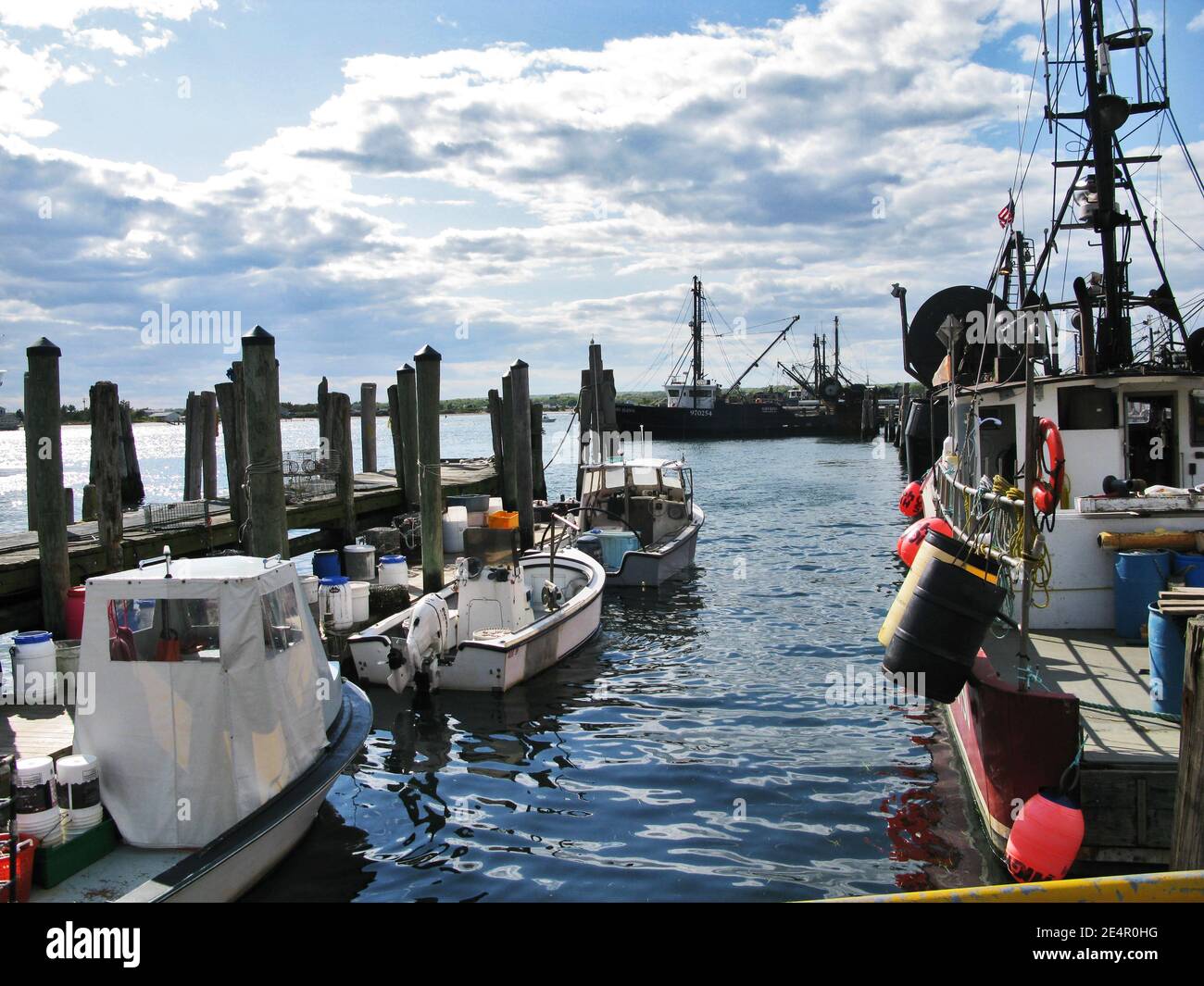 USA, Rhode Island, Point Judith, shipping, fishing, industry, fishing ...