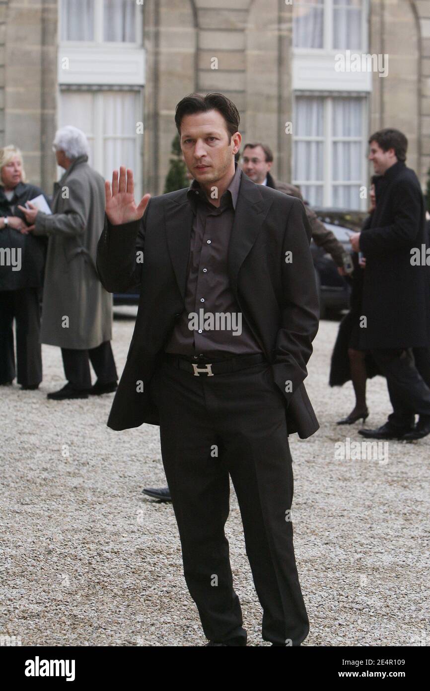Christophe Rocancourt arrives for a ceremony where personnalities will ...